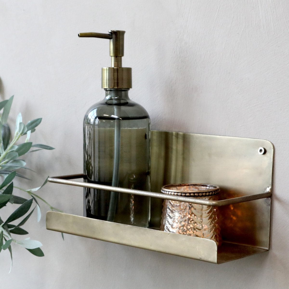 Messing hylde med kant - Hylder & knager - Fransk Landstil